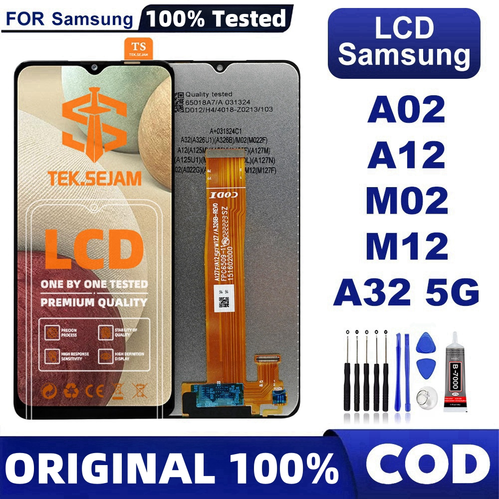 Jual 【ORIGINAL 100%】Lcd Samsung A02 / A12 / M02 / M12 / A022 / A125 ...