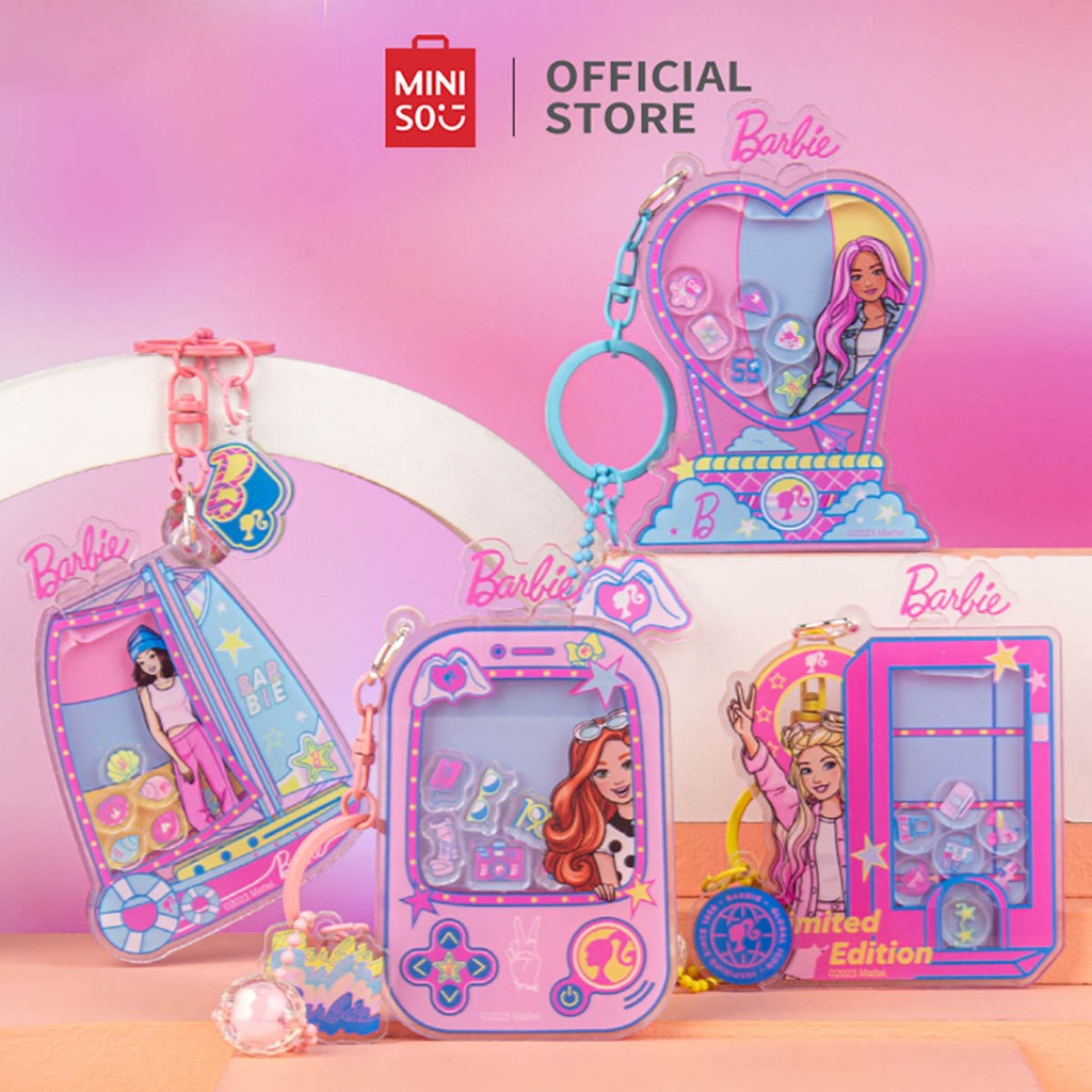 Jual Miniso Barbie DIY Ornaments Berisi Tiga Teka-teki DIY Funny-Shake ...