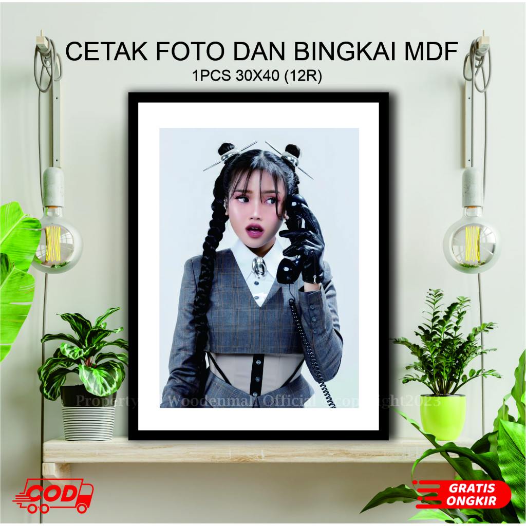 Jual CETAK FOTO UK 12R - MEDIA PAPAN MDF 30 x 40 cm | Shopee Indonesia