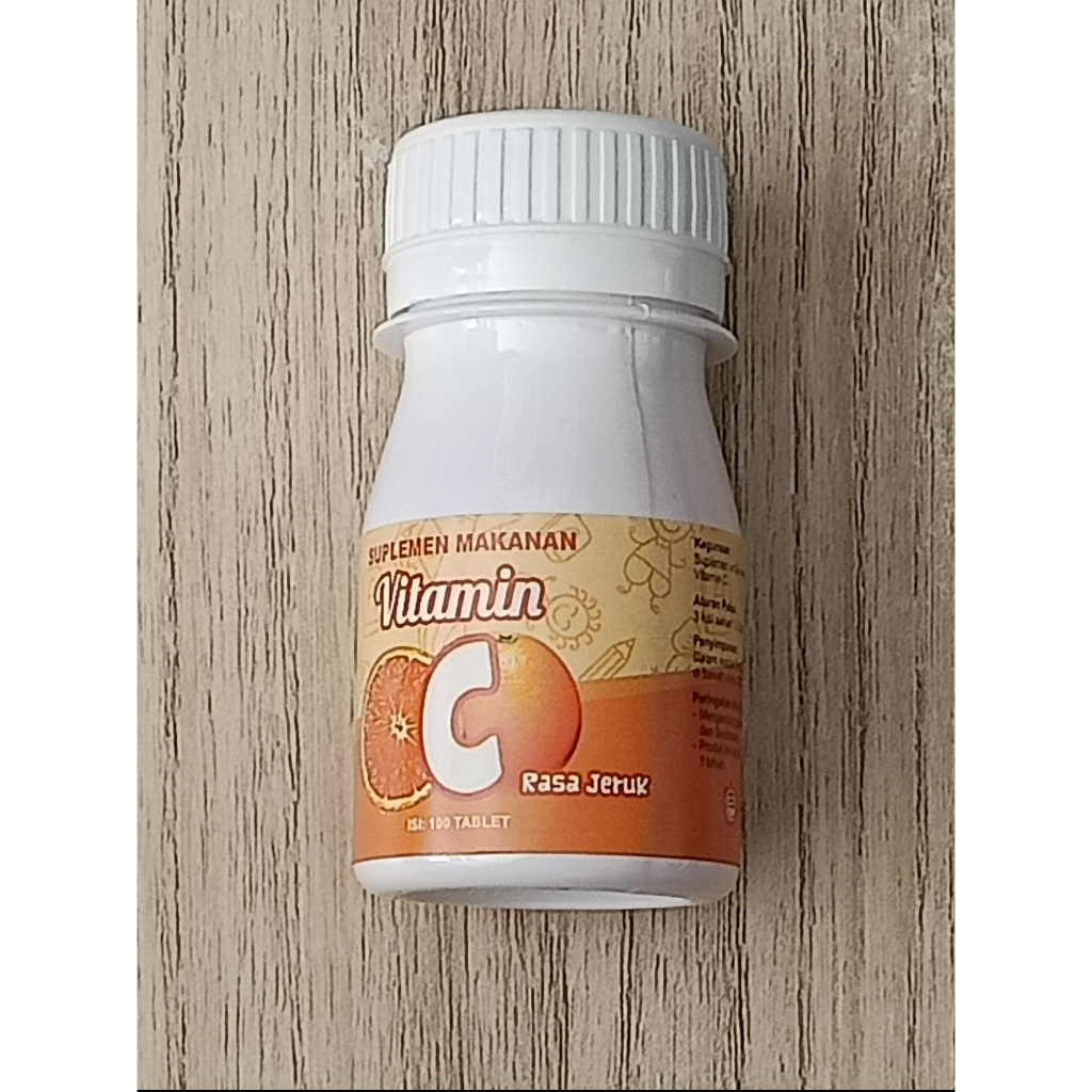 Jual Vitamin C PIM isi 100 tablet rasa jeruk | Shopee Indonesia