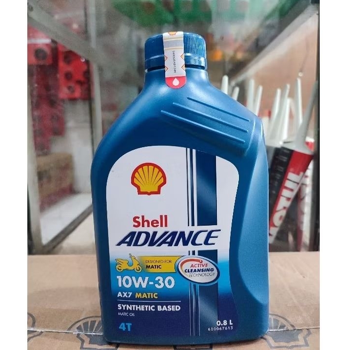 Jual Oli Shell Advance AX7 Matic 10W-30 0,8L Original | Shopee Indonesia