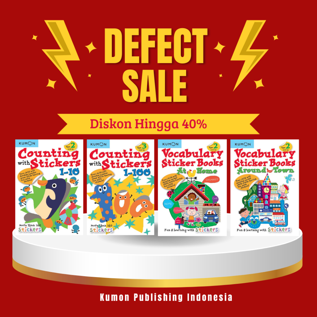 Jual KUMON Workbooks Sticker Activity DEFECT | Shopee Indonesia
