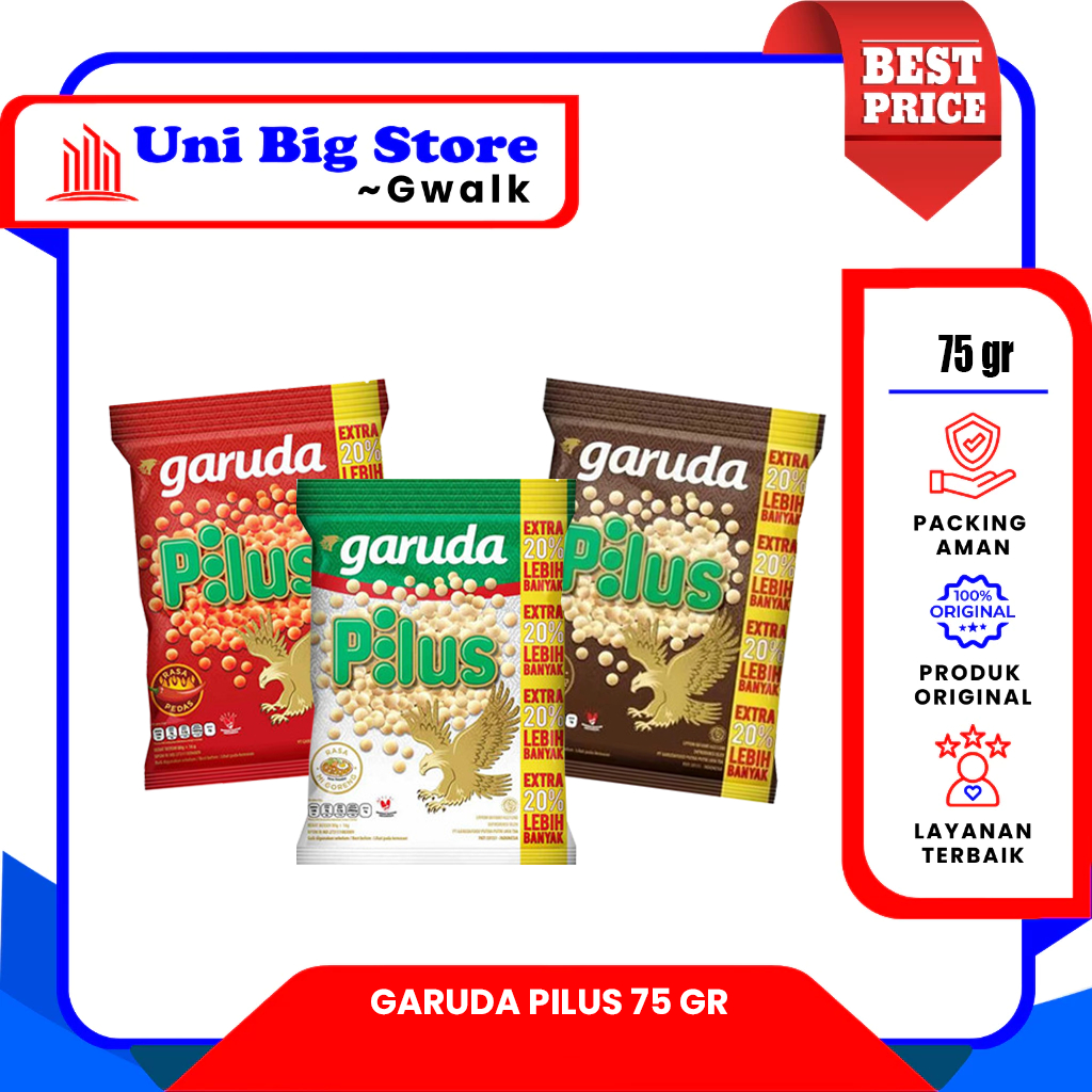 Jual GARUDA PILUS MIE GORENG - PEDAS - SAPI PANGGANG - 75 gr | Shopee ...