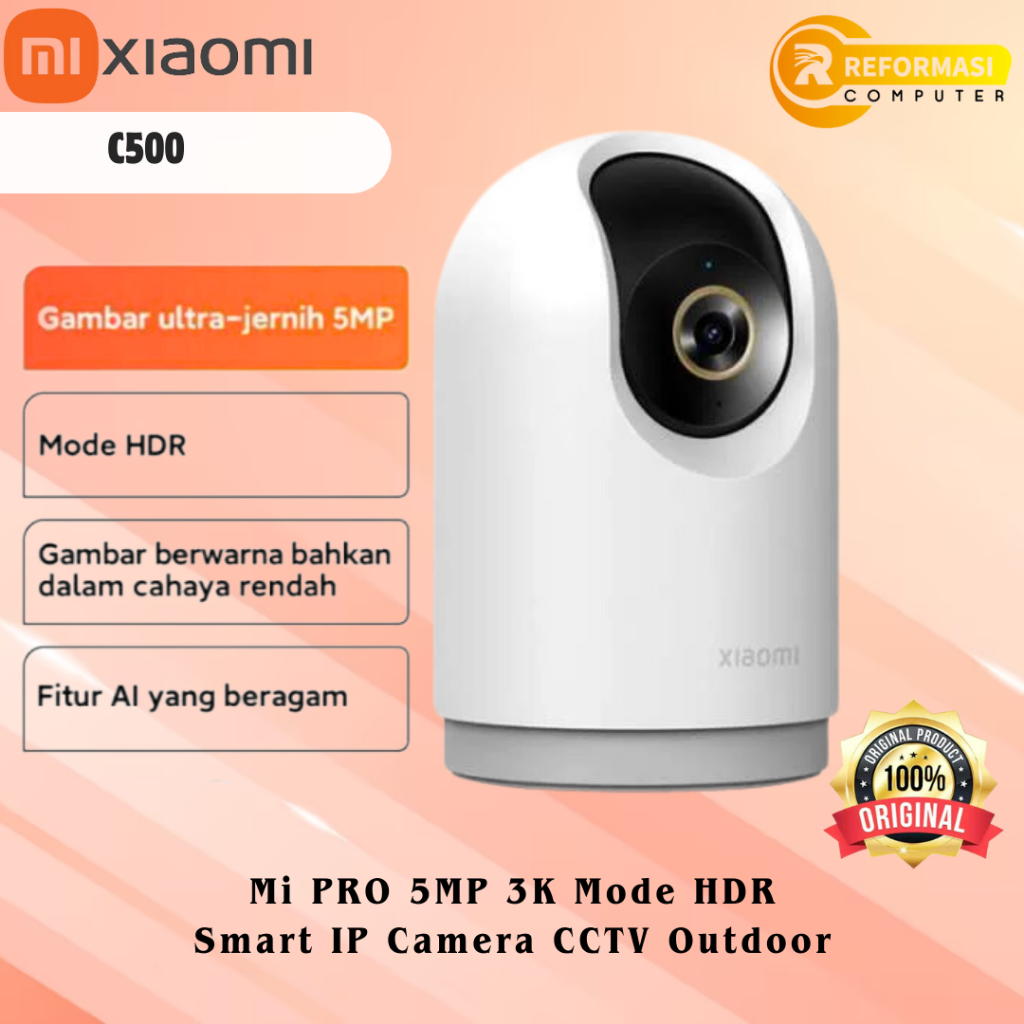 Jual Xiaomi Mi C500 PRO 5MP 3K Mode HDR Smart IP Camera CCTV Outdoor - Garansi Resmi | Shopee ...