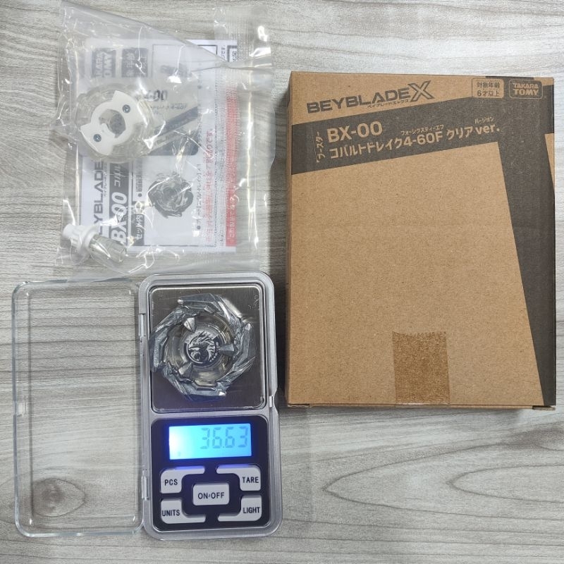 Jual Beyblade X Cobalt Drake 4-60 F Clear Ver Takara Tomy Rare Original ...