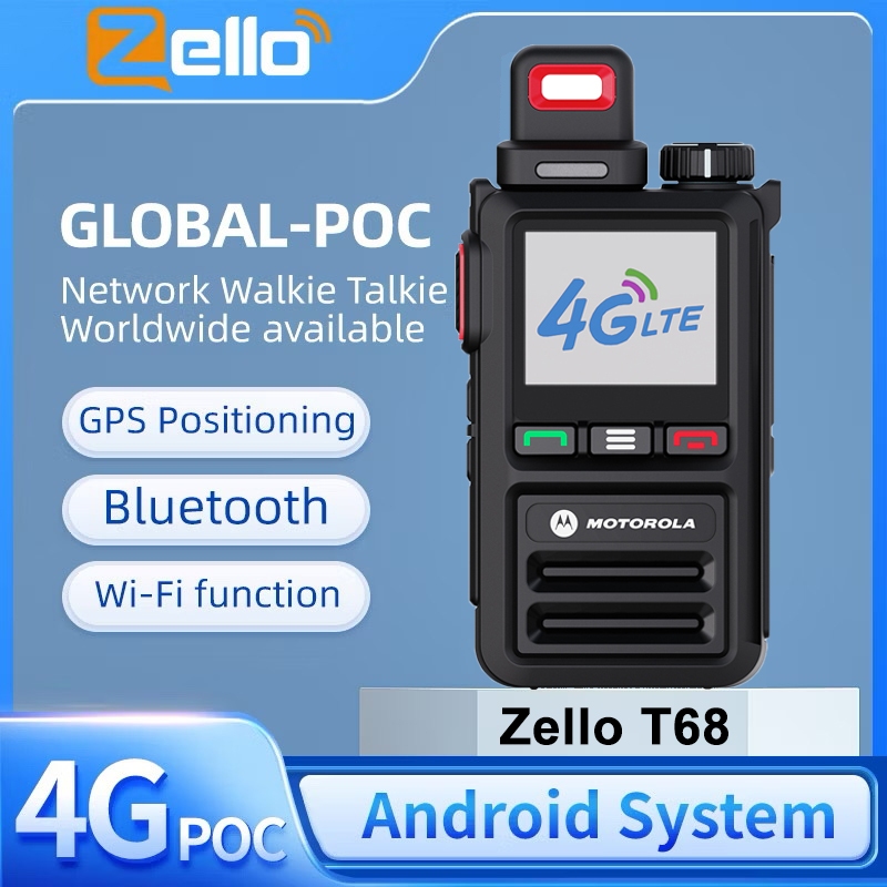 Jual HT POC Global T68 MOTOROLA Walkie Talkie Zello Android Radio ...