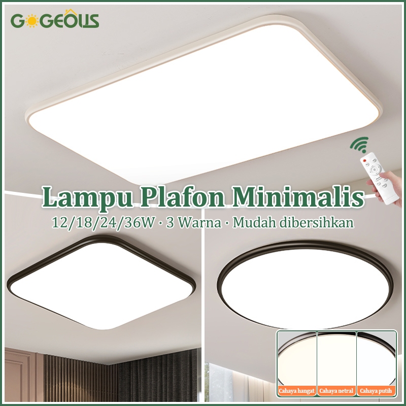 Jual 【COD】Lampu Plafon Minimalis Modern Lorong Dekorasi Persegi Pvc 18 ...