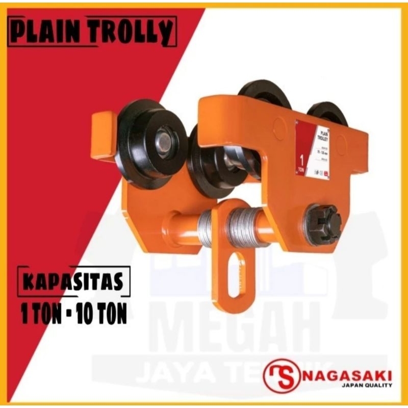 Jual PLAINT TROLLY MANUAL TROLLY KAPASITAS 2 TON NAGASAKI JAPAN ...