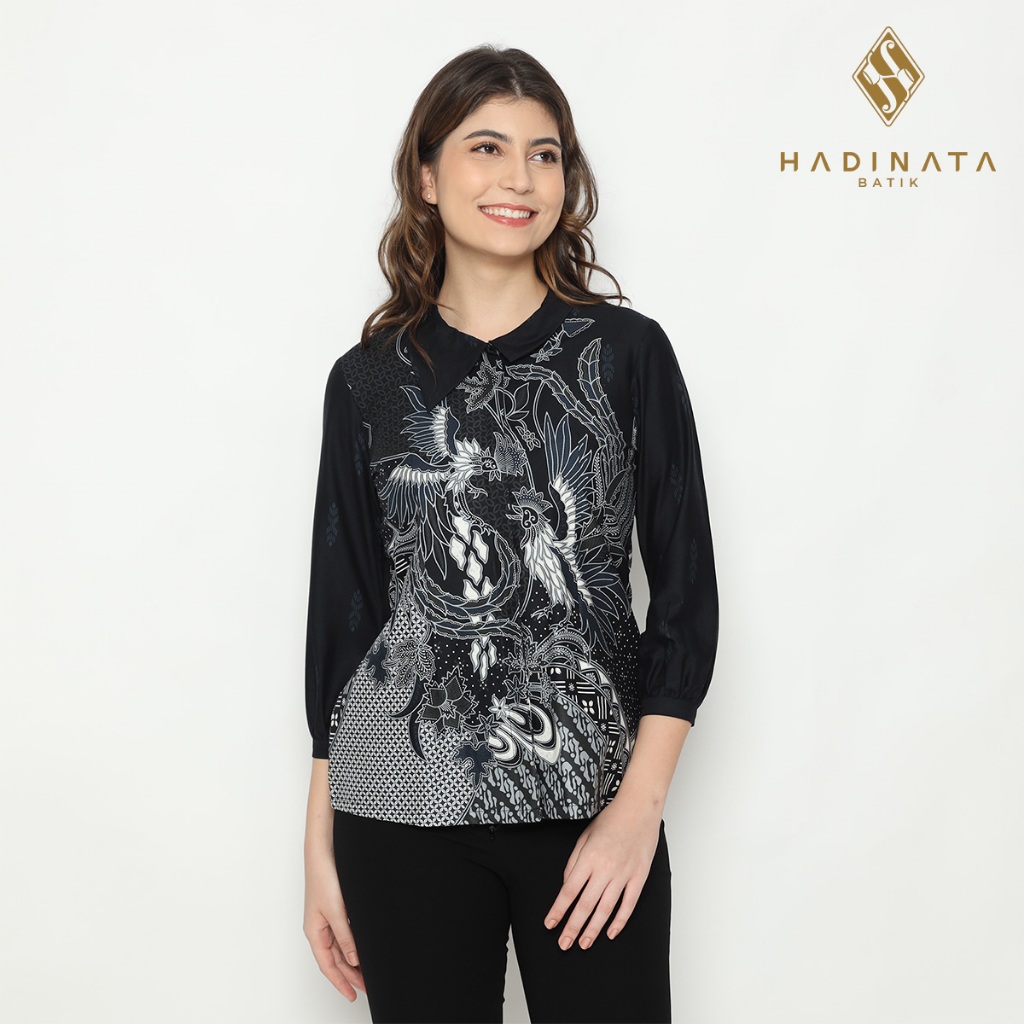 Jual Hadinata Batik Wanita Superfine Blouse Pritha Prakash | Shopee ...