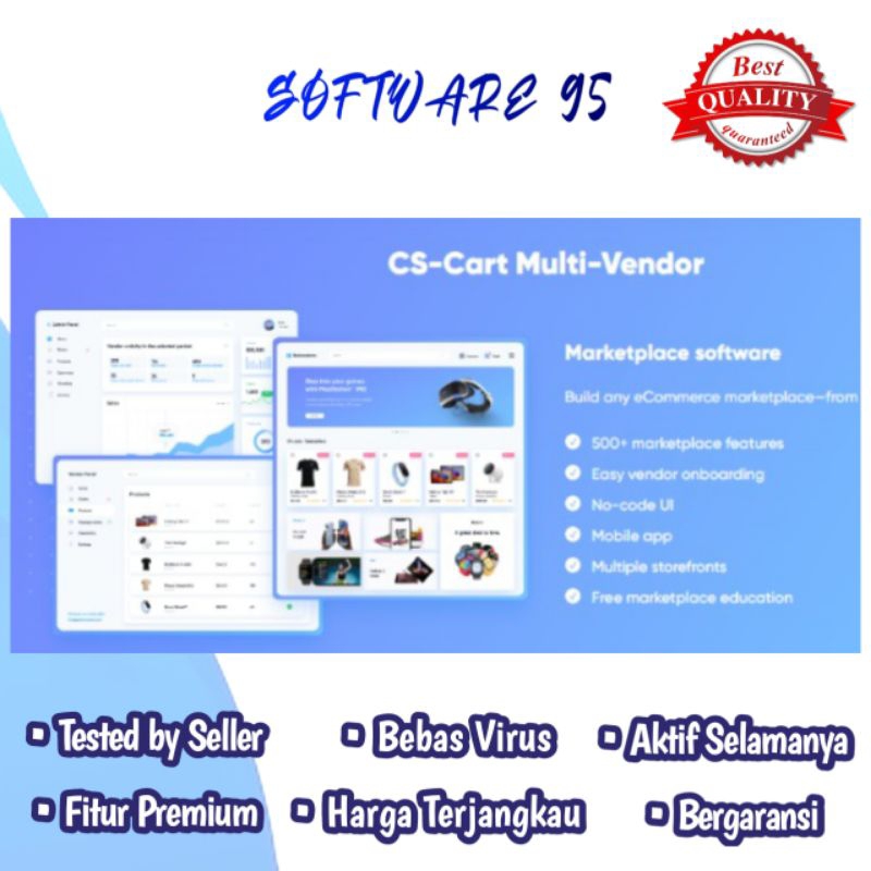 Jual CS-Cart Multi-Vendor v4.18.3 Nulled – eCommerce Marketplace Software - Nulled | Shopee ...