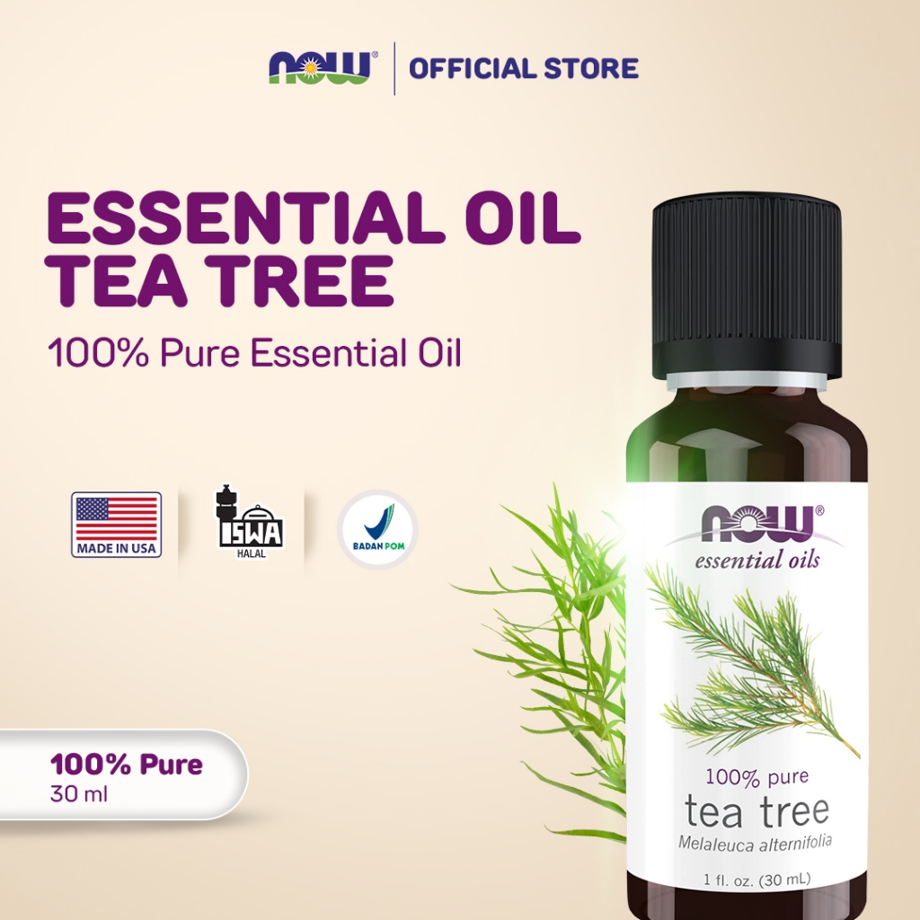 Jual NOW Essential Oil Tea Tree 30 ml | Shopee Indonesia
