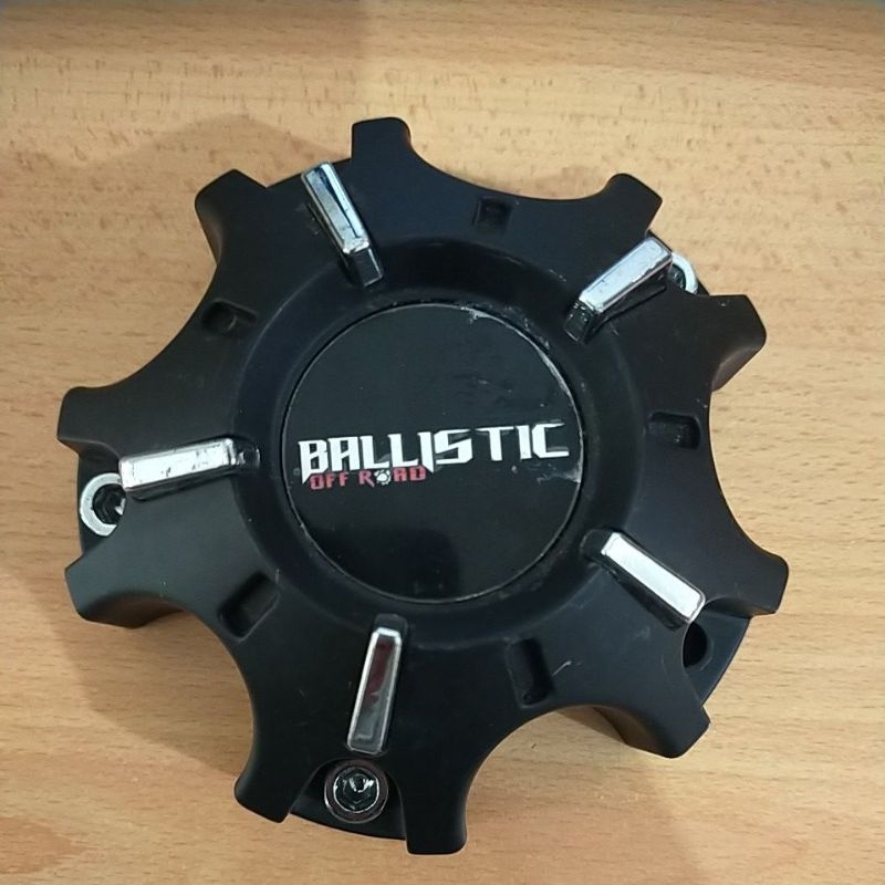 Jual Dop center Cap Ballistic lubang 5 matte black tutup velg ballistic ...