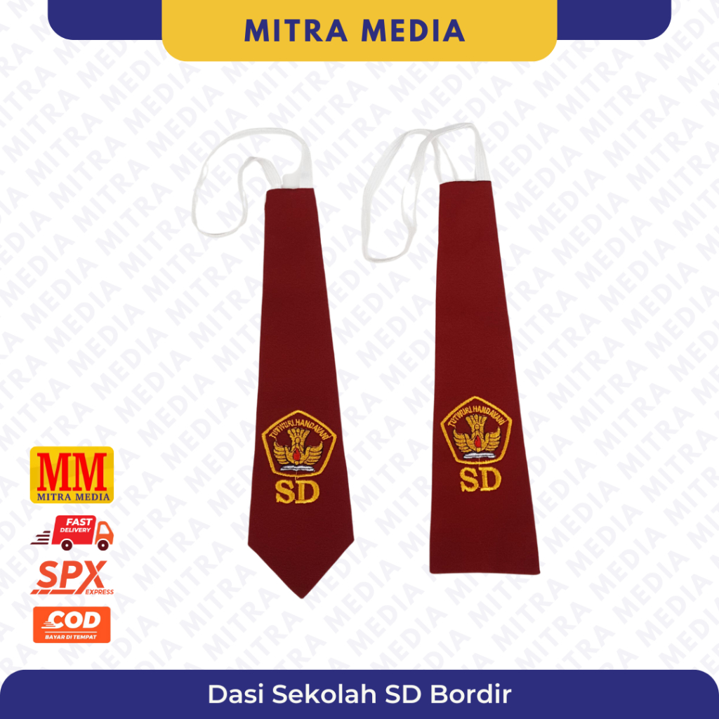 Jual DASI SEKOLAH BORDIR LOGO / DASI SD PUTRA PUTRI / CEWEK COWOK ...
