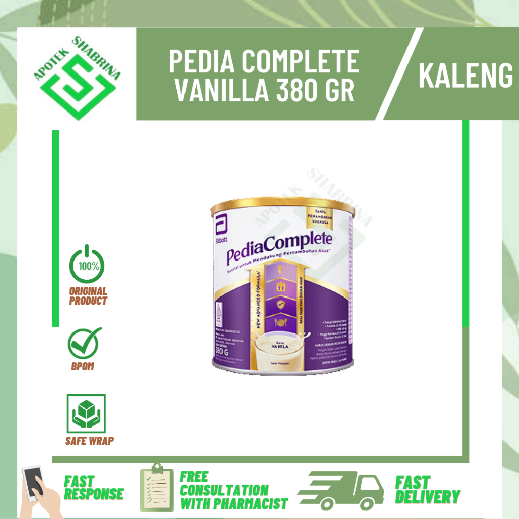 Jual Pedia Complete Vanilla 380g | Shopee Indonesia