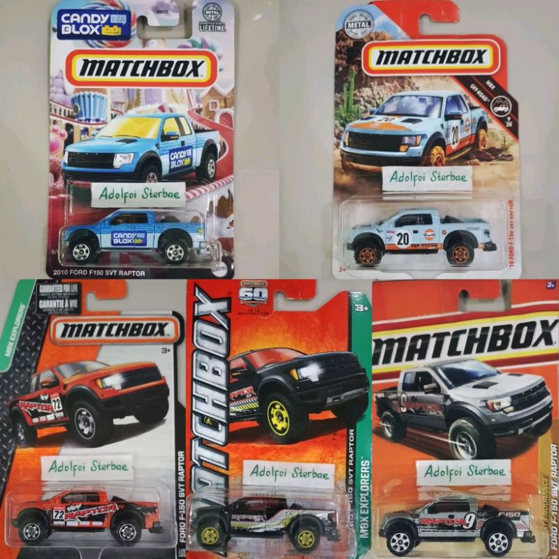 Jual matchbox 2010 '10 ford F-150 F150 svt raptor mbx explorers ...