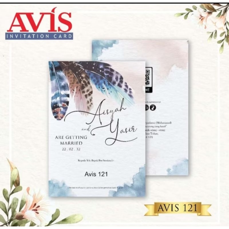 Jual Undangan Avis 121 / Undangan Murah / Undangan Demak / Undangan ...