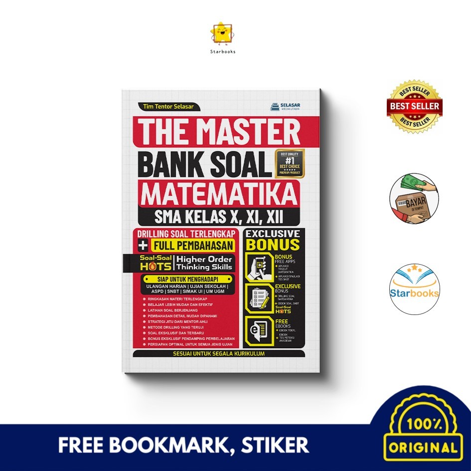 Jual Buku The Master: BANK SOAL Matematika SMA Kelas X, XI, XII - Selasar Media Utama ...