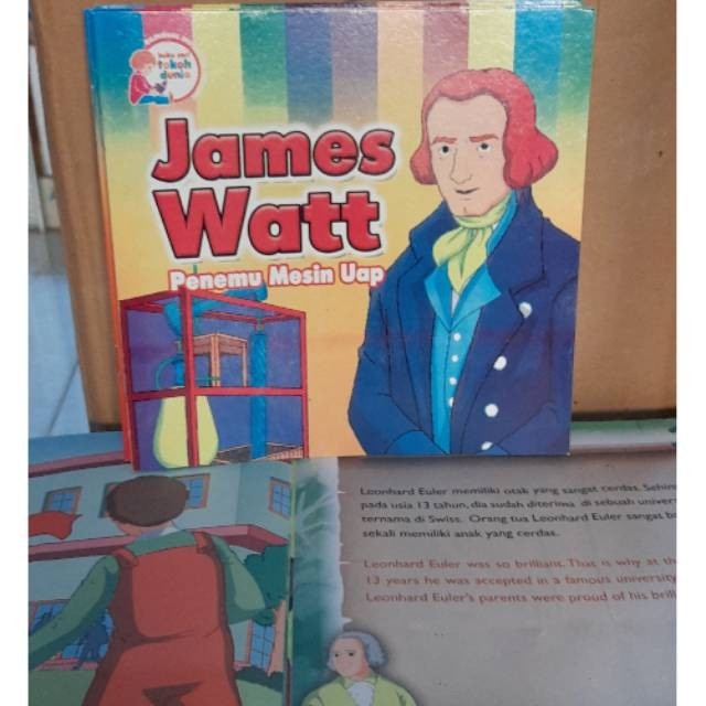 Jual Buku Cerita Anak Seri Tokoh Dunia James Watt Penemu Mesin Uap ...