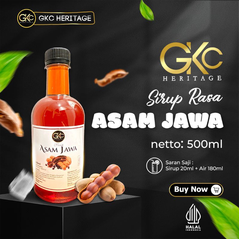 Jual Sirup Bali Rasa Asam Jawa GKC Heritage 500ml Halal - Tamarind ...