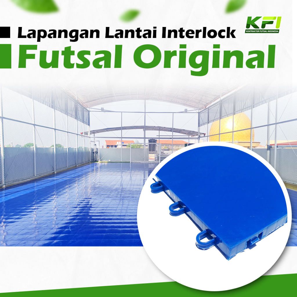 Jual Lapangan Lantai Interlock Futsal Original Indoor Dari KFI Sport ...