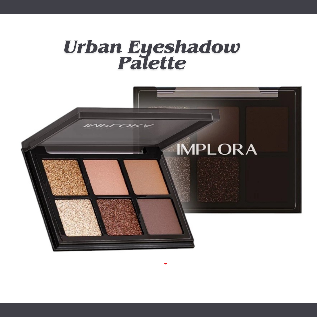 Jual Implora Urban Eyeshadow Palette | Shopee Indonesia