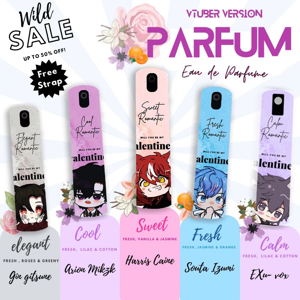 Jual PROMO P4RFUME MINY4K WANGI VTUBER AKA SOL4CE AKA VIRTUAL HARRIS ...