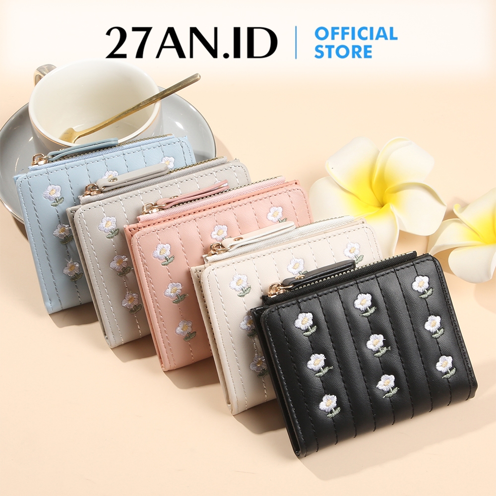 Jual (27AN.ID)Dompet Lipat Motif Bunga 883 Dompet Koin Tas Dompet Kartu Dompet Cewek Dompet ...