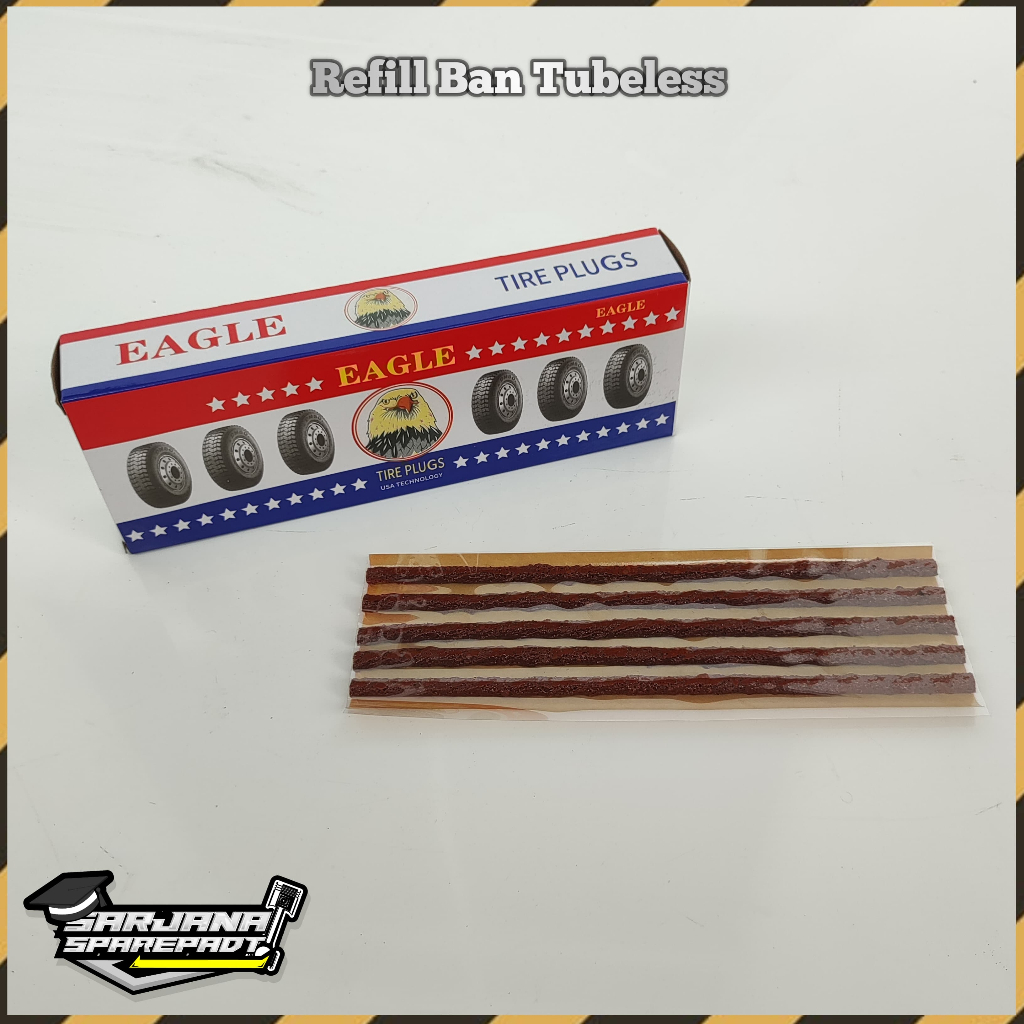 Jual Refill Isi Ulang Karet Lem Cacing Tambal Penambal Ban Tubless ...