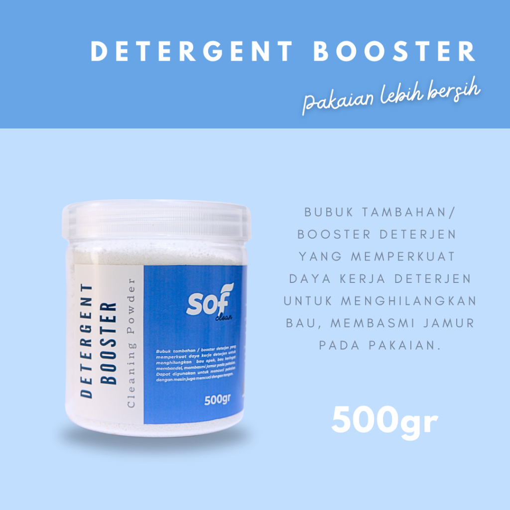 Jual Sof Clean Deterjen Booster 500gr | Shopee Indonesia
