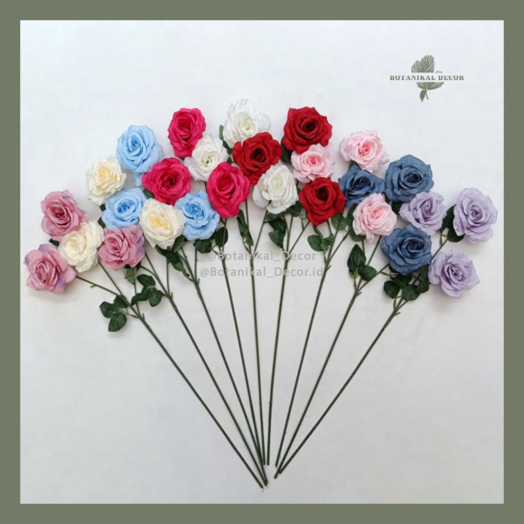 Jual Artifical Diamond Rose K3 Bunga Rose Bintang Bunga Mawar Palsu ...