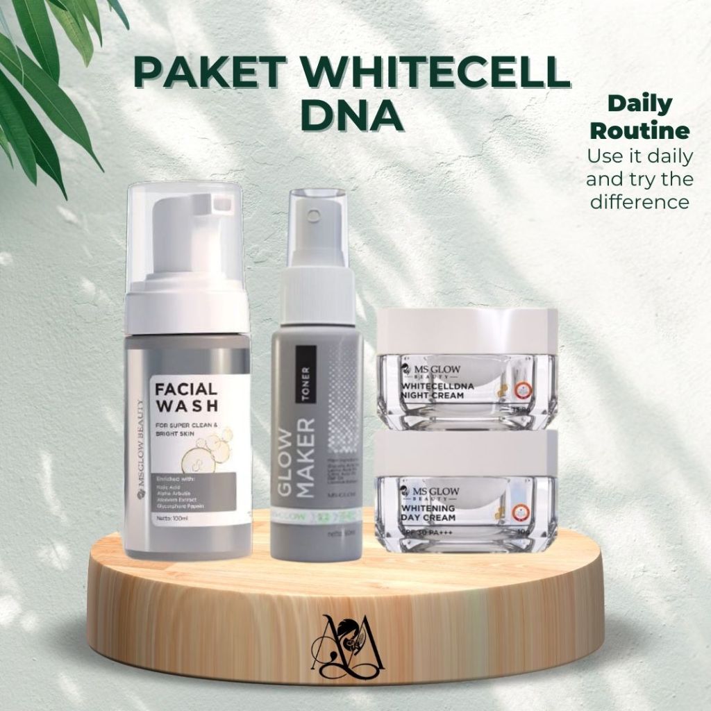 Jual Ms Glow Paket Whitecell DNA Series | Shopee Indonesia