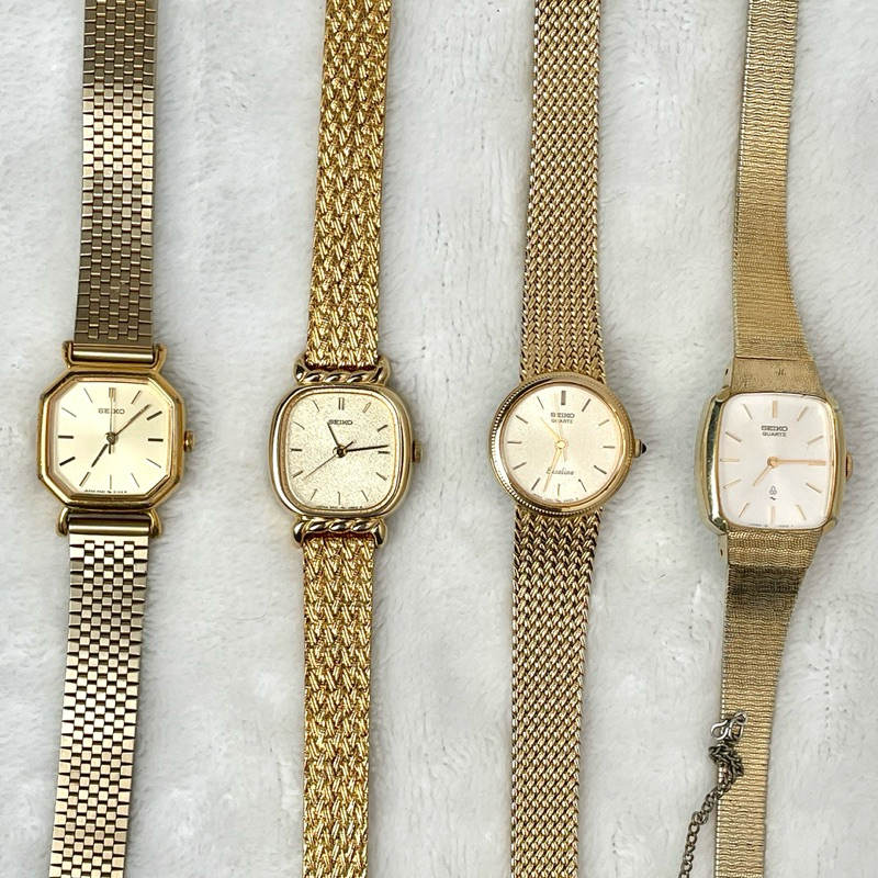 Jual RARE Seiko Vintage Ladies Watch Gold Dainty Gold like new Pre-owned. | Shopee Indonesia