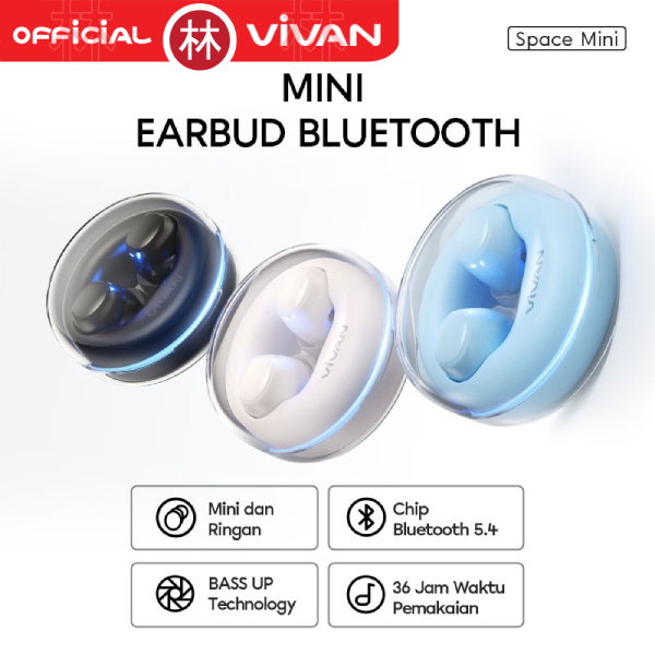 Jual Vivan Space Mini TWS Gaming Bass Up BT 5.4 Low Latency 38MS ...