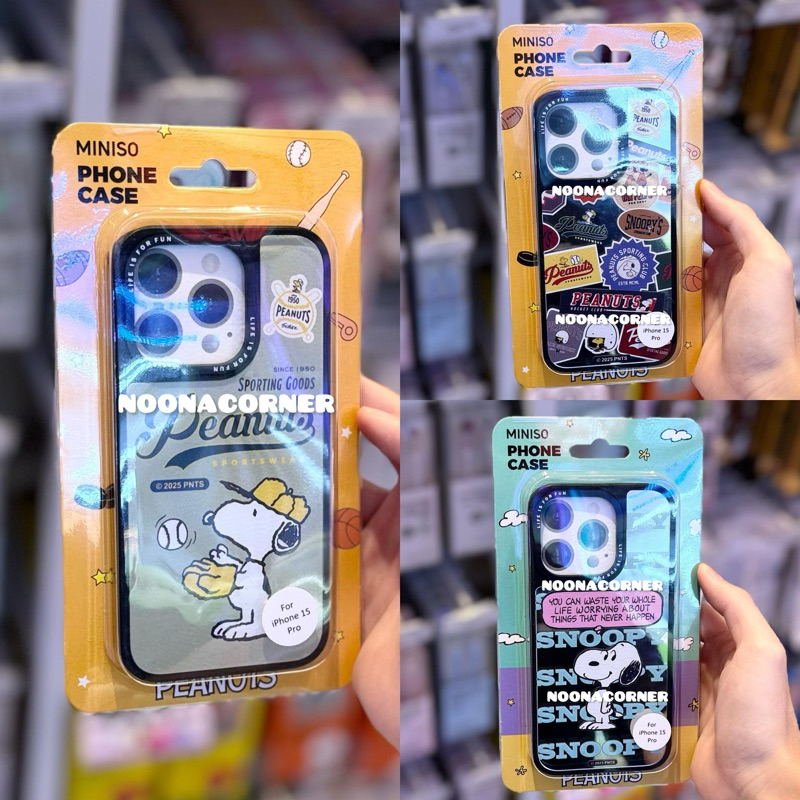Jual Miniso x Peanuts ‼️ Hard Case iPhone 15 Pro & 15 Pro Max Snoopy ...
