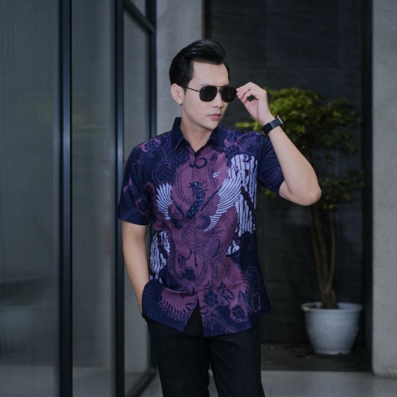 Jual BATIK BOLO DEWO Motif Akar Dewo Hem Atasan Kemeja Baju Batik Pria ...