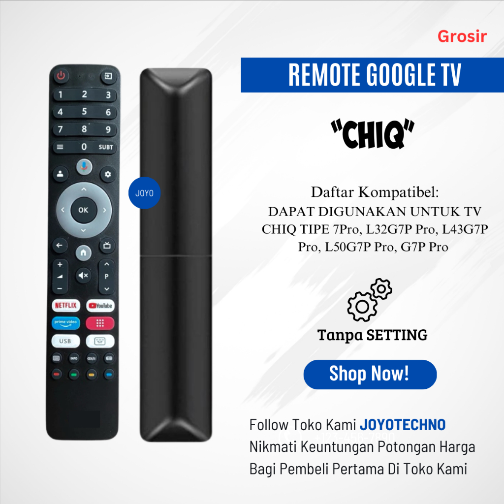 Jual Remote Google TV Chiq Voice / Remot TV Chiq LCD LED Voice | Shopee ...