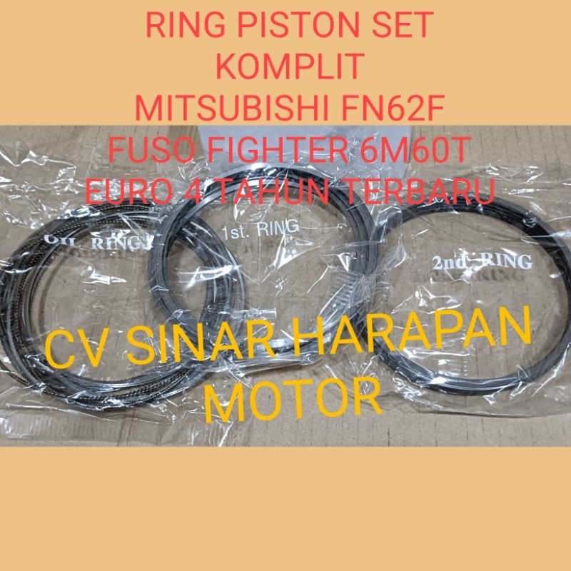 Jual RING PISTON FN62 FUSO FIGHTER 6M60 RING SEHER EURO 4 FN62F ...
