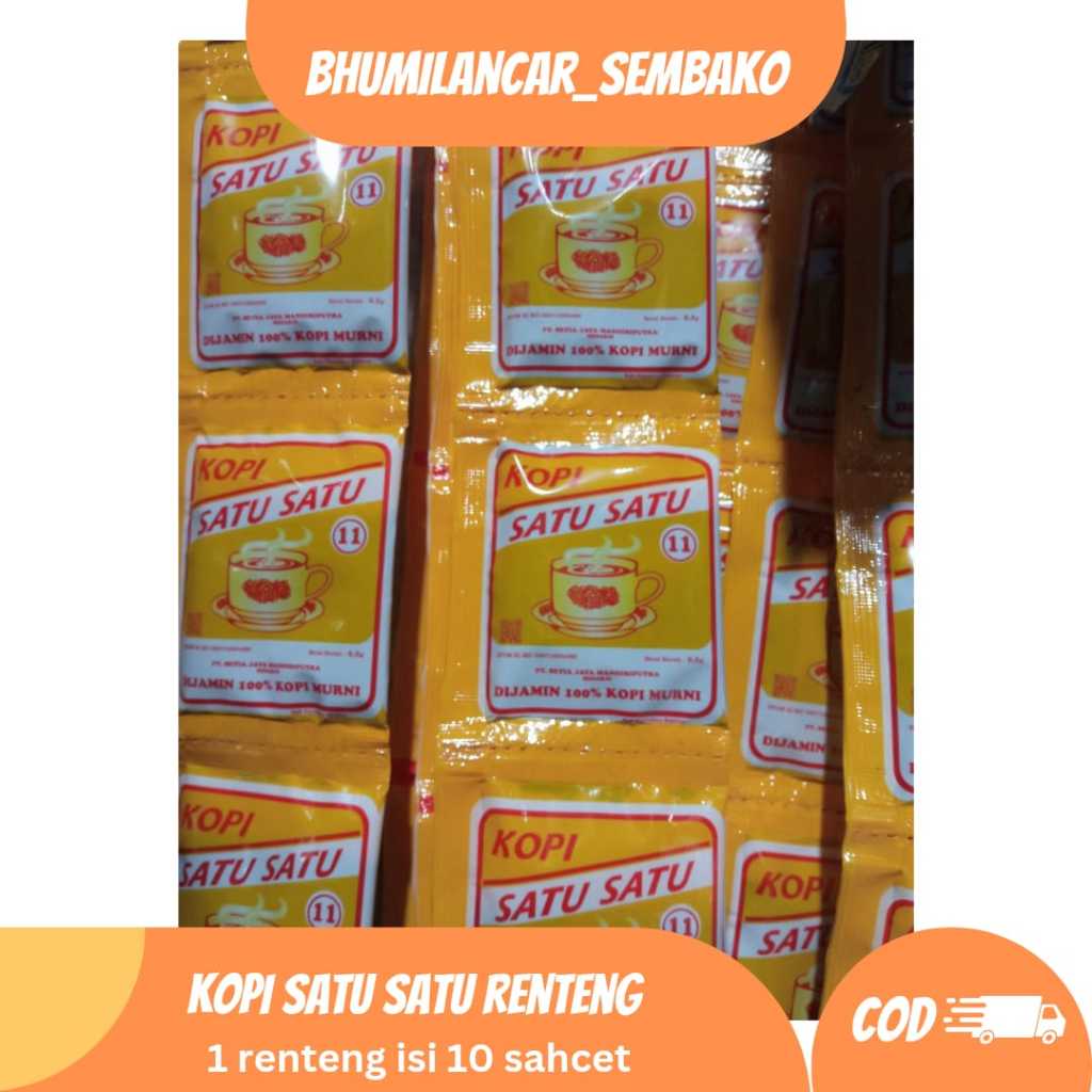 Jual Kopi satu satu 1 renteng 10 sahcet | Shopee Indonesia
