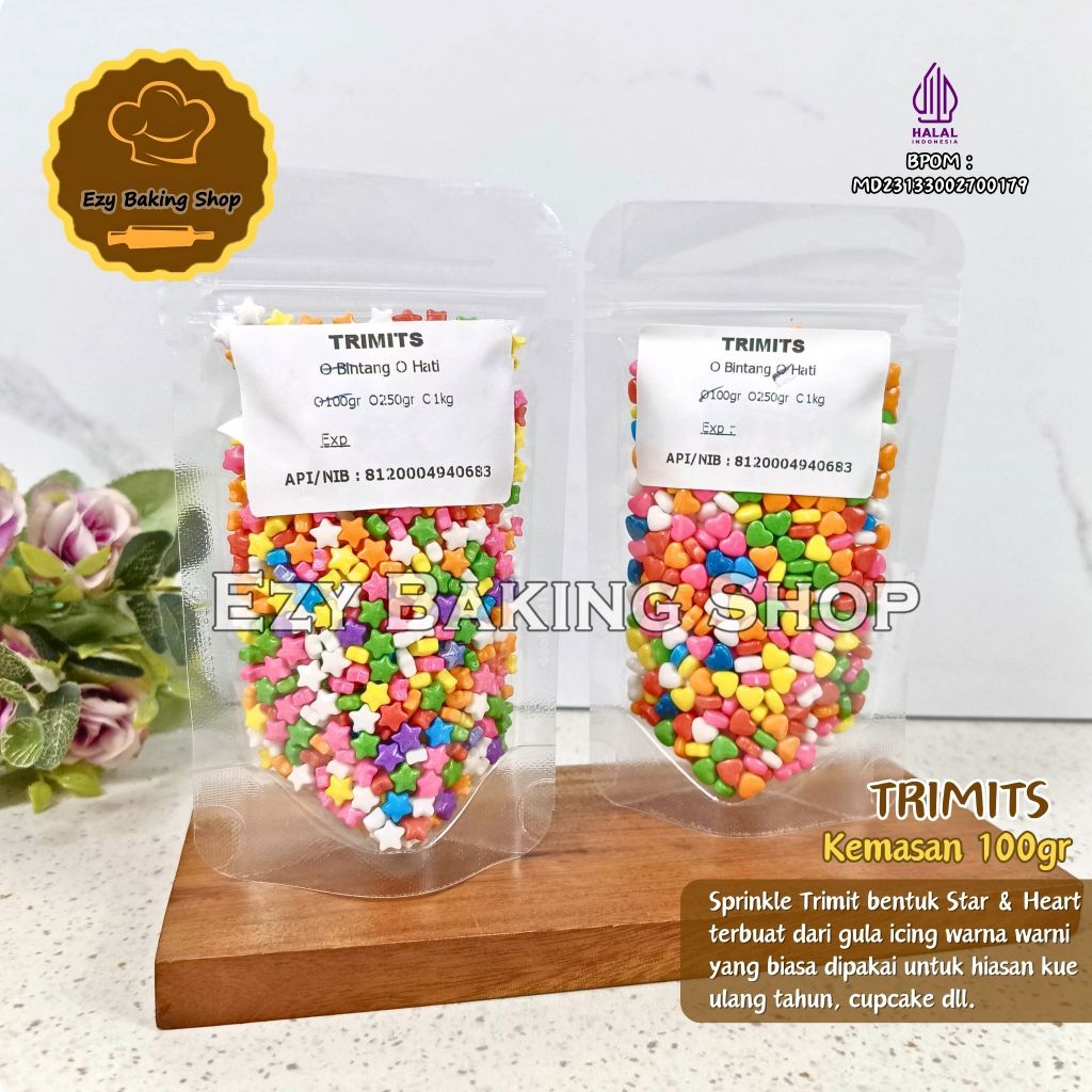 Jual Trimits Sugar Sprinkel Warna Warni 100gr - Edible Sprinkle Hiasan ...