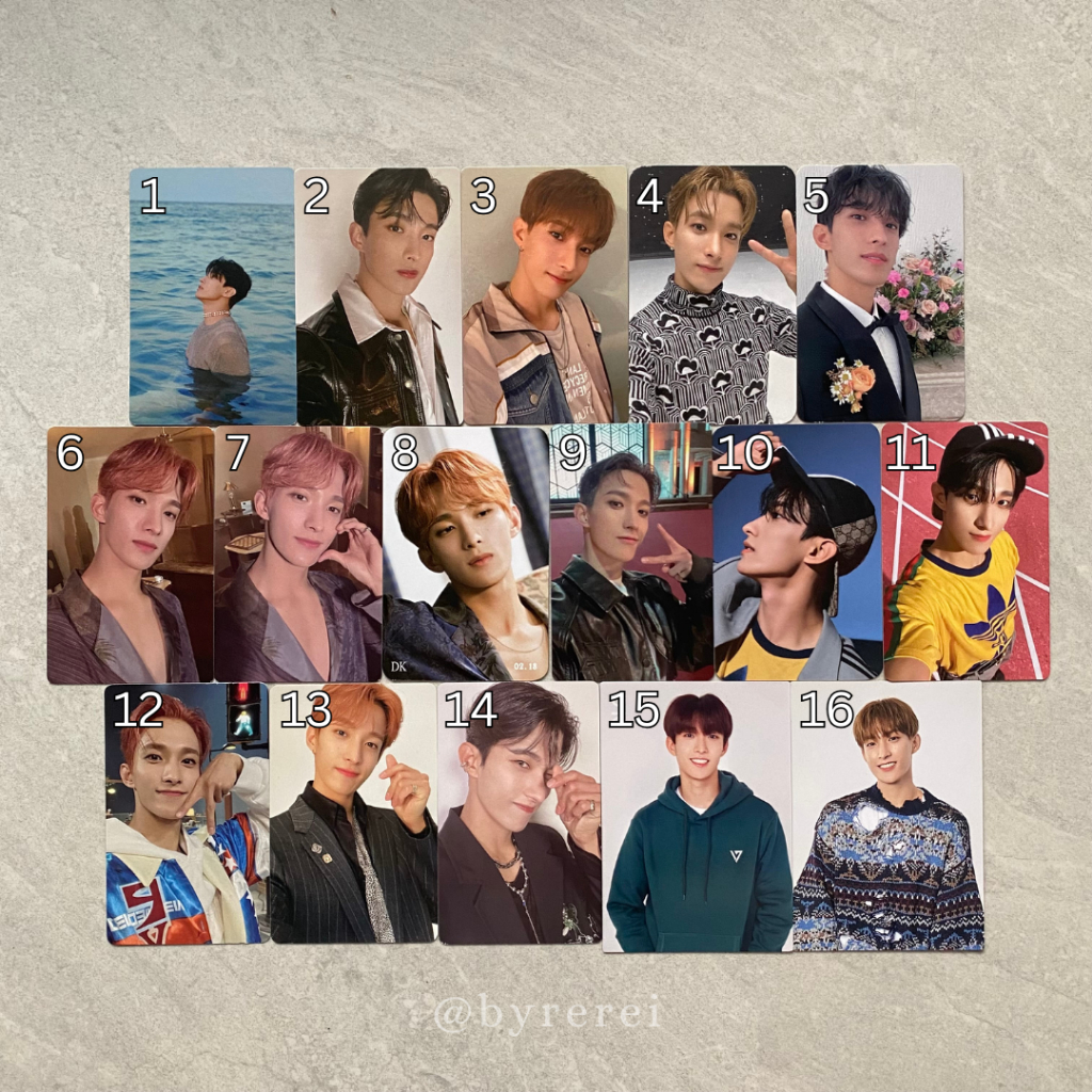 Jual DK Dokyeom Seventeen Official Photocard PC Attacca booklet carat ver carver Interpark POB ...