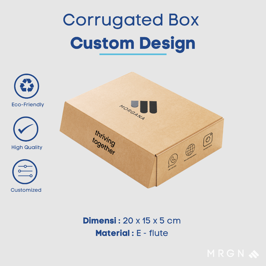 Jual Custom Cetak Corrugated Box Sablon - Kardus Karton Mailer Box ...