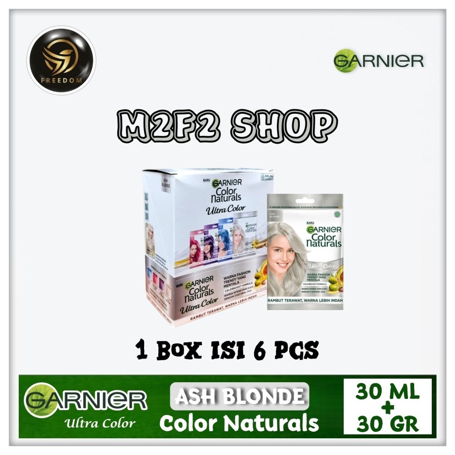 Jual Garnier Color Naturals Ultra Color Ash Blonde | Pewarna Rambut ...
