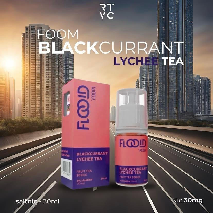 Jual FLOOID Blackcurrant Lychee Tea 30ml 30mg by FOOM X RV Liquid ...
