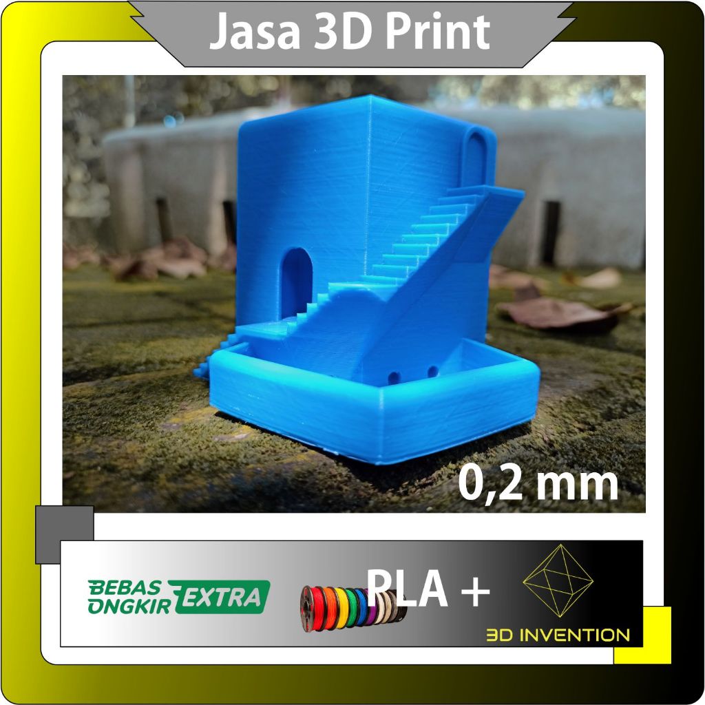 Jual Jasa Cetak 3D / Cetak 3 Dimensi / 3D Printing 0,2mm Bahan PLA+ ...