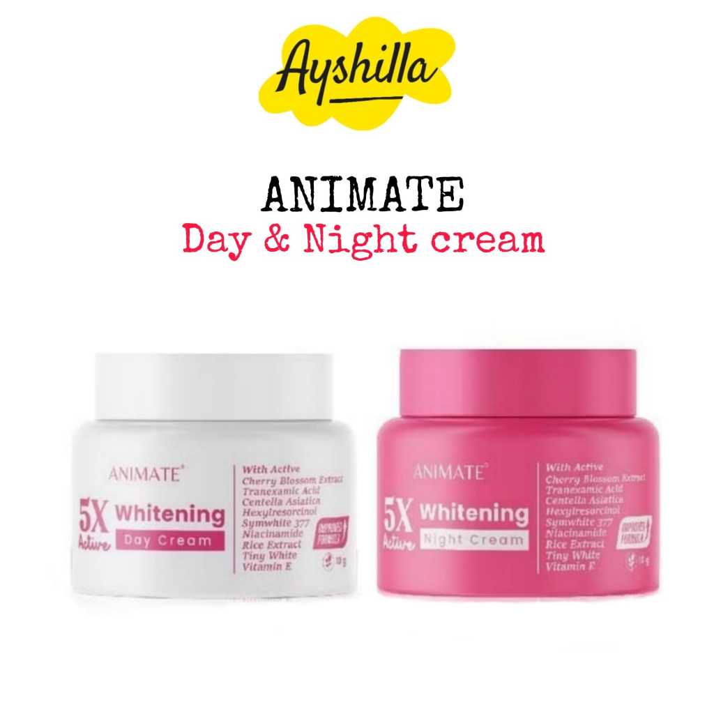 Jual ANIMATE Whitening Day Cream & Night Cream | Shopee Indonesia