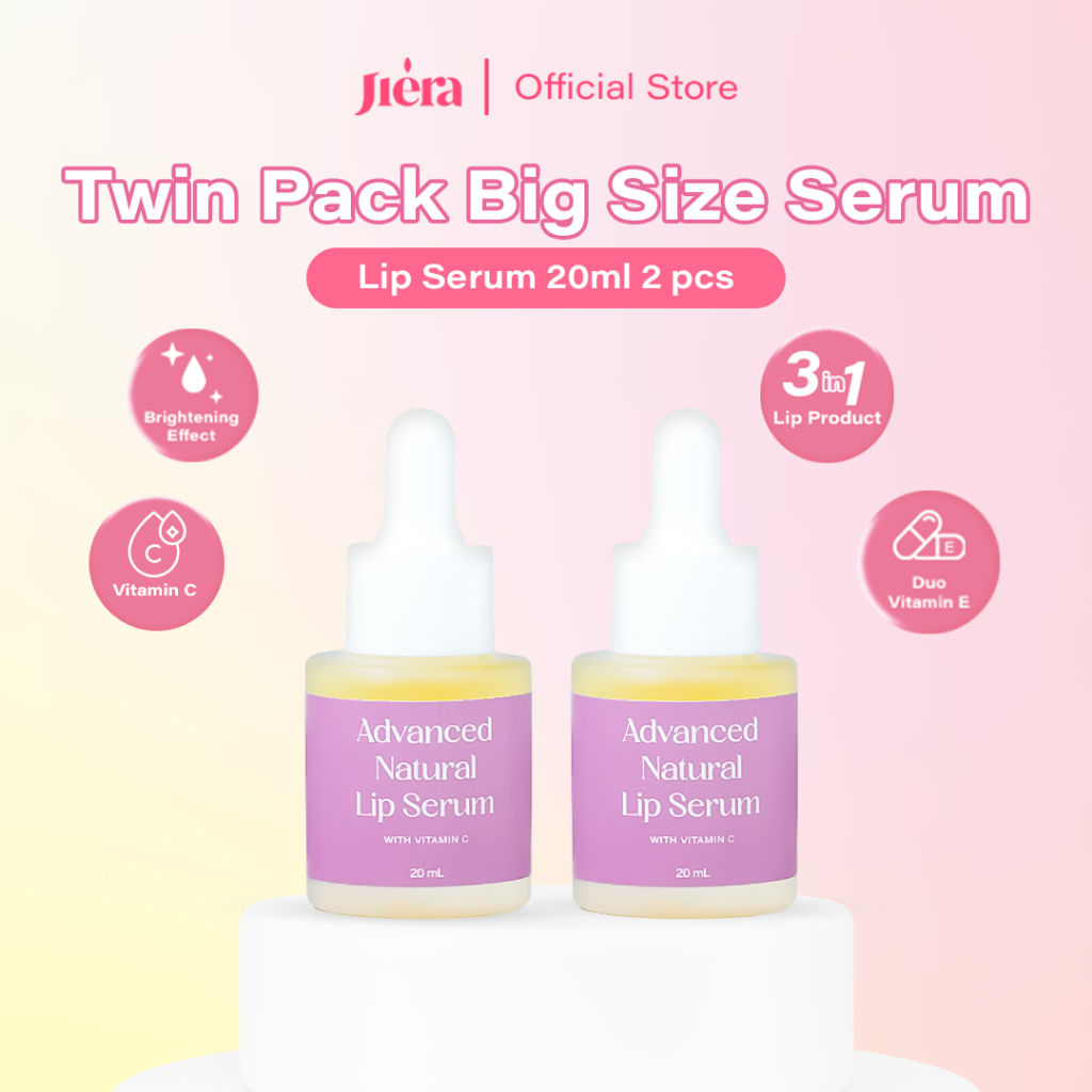 Jual [Bundling] JIERA Natural Lip Serum 20ml - 2pcs - Jiera Official ...