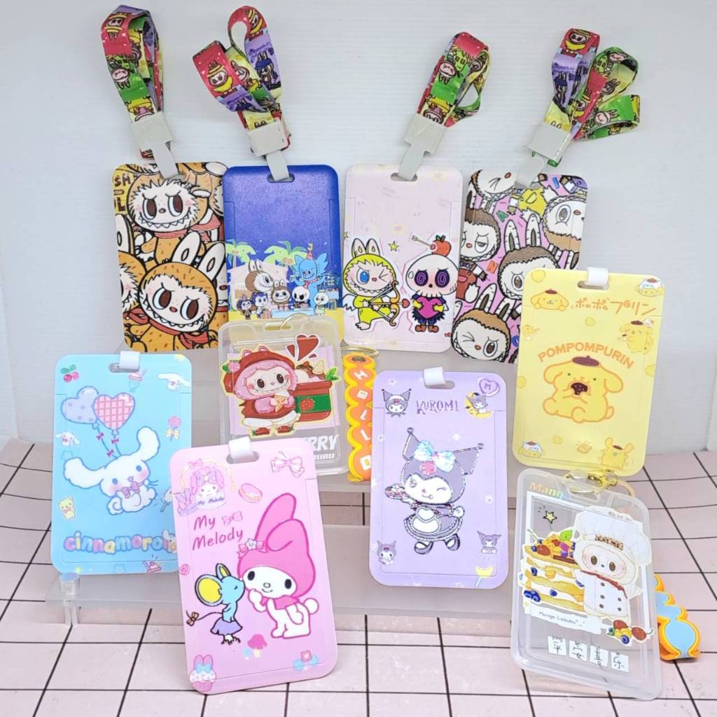 Jual Photocard Id Card Holder Name Tag Gantungan Labubu Melody Kuromi ...