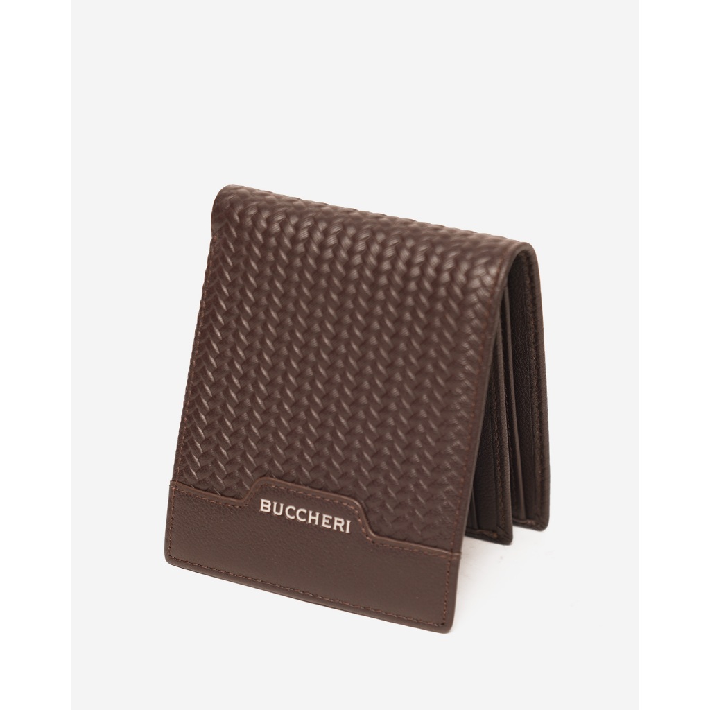 Jual Buccheri George Bifold Wallet Men Brown | Shopee Indonesia
