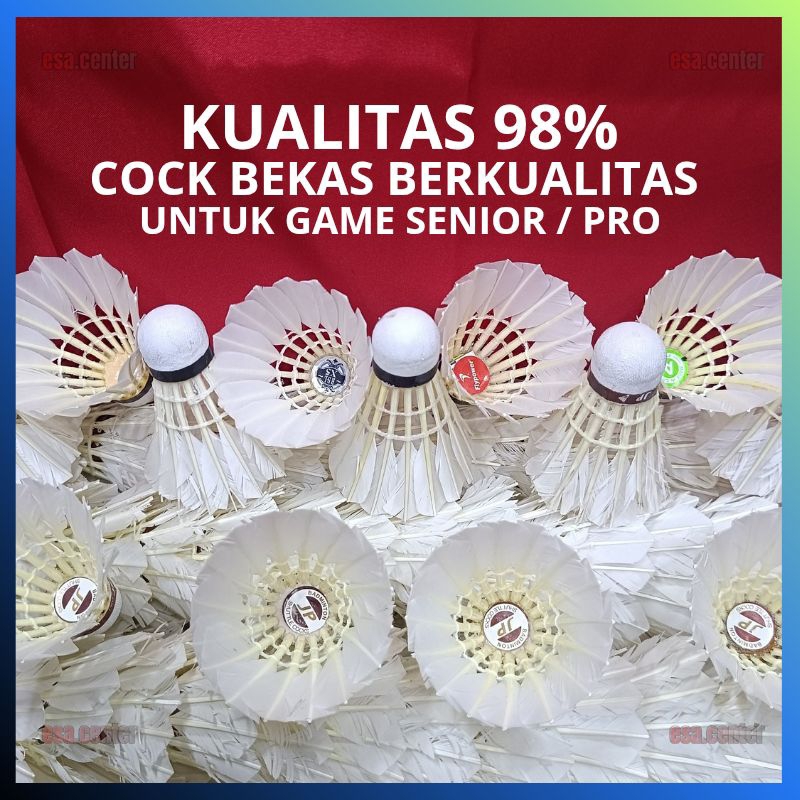 Jual (GRADE SUPERS / 98% / 1 SLOP ) TERMURAH SHUTTLECOCK BEKAS ...