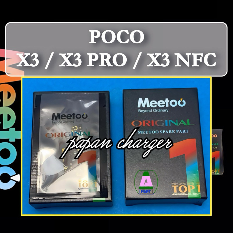 Jual PAPAN CHARGER POCO X3 / X3 PRO / X3 NFC ORIGINAL MEETOO | Shopee ...